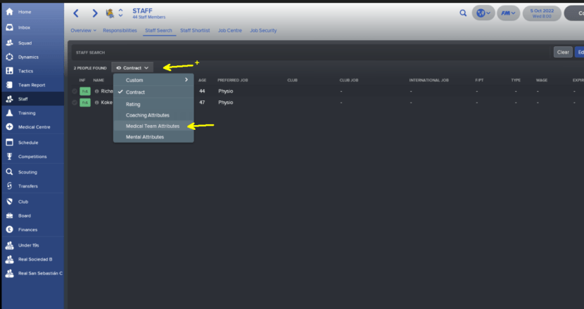 FM Guide: Using the Football Manager Staff Search Section to Your ...