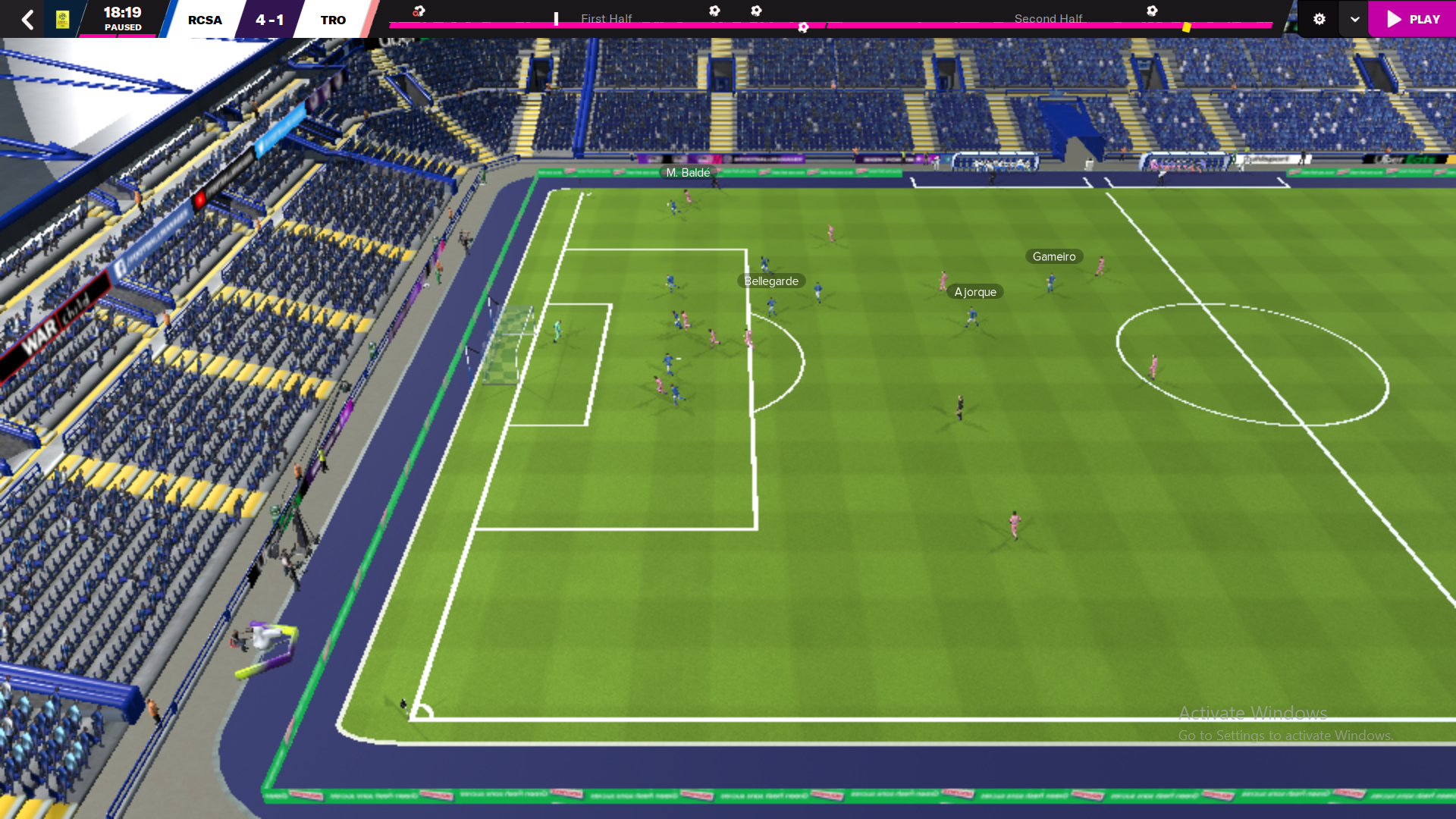 My Solid 3-5-2 Custom Route One Tactic with RC Strasbourg in FM22 ...