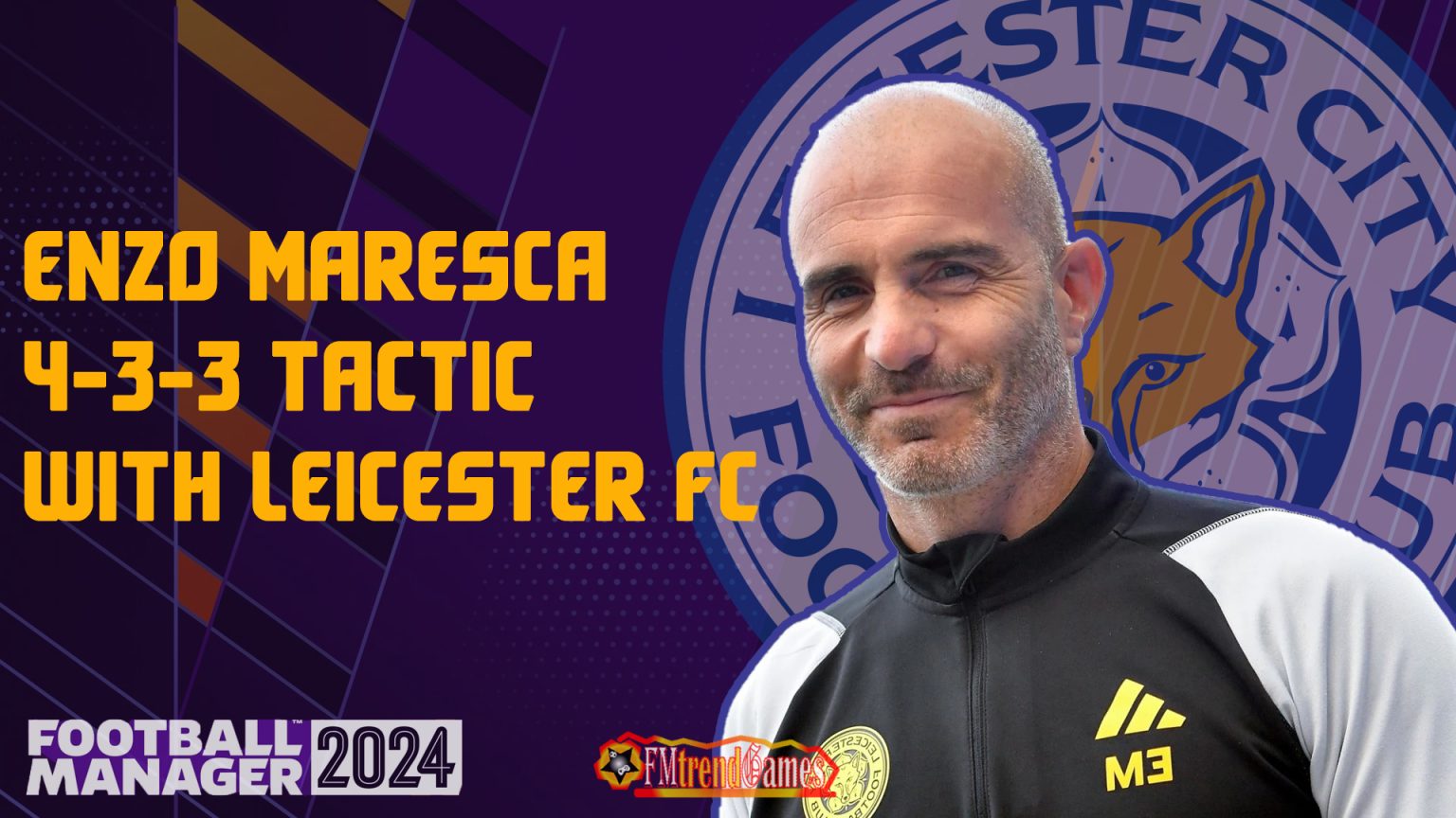 FM24 Luis Enrique 4-3-3 Asymmetric Tactic with PSG 2024-25 | FMtrendGames